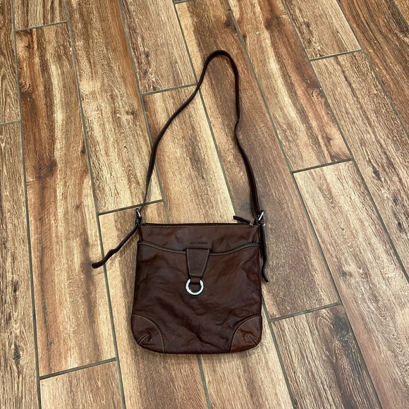 Jack Georges | Bags | Jack Georges Leather Crossbody Purse | Poshmark